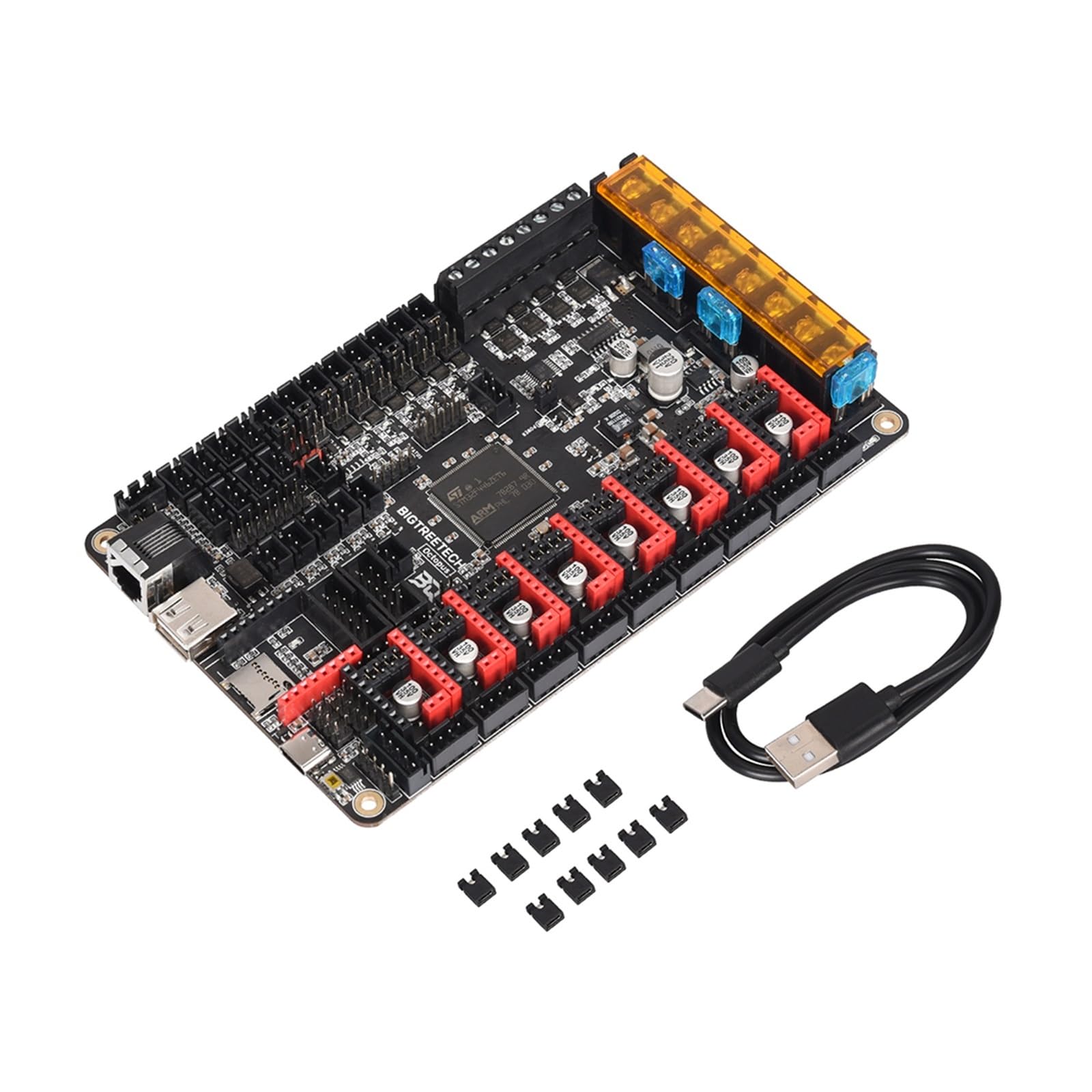 Amazon.com: BTT Octopus Motherboard 32Bit Control Board TMC2209 TMC5160 ...
