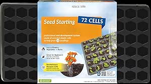 Amazon.com: Seed Starting Tray, 72 Cells, Reusable Plastic : Patio ...