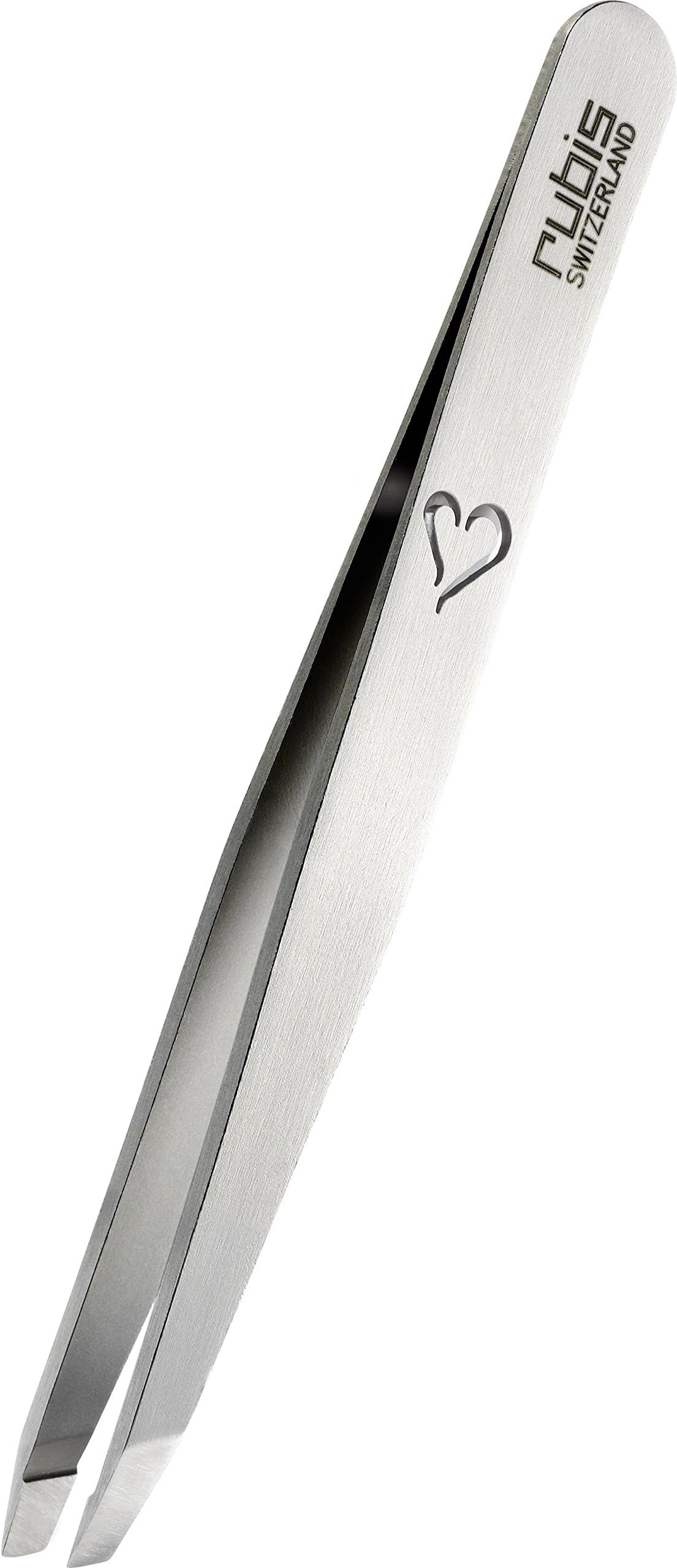 Amazon.com : Rubis Switzerland Slanted Tip Tweezer with a Heart ...