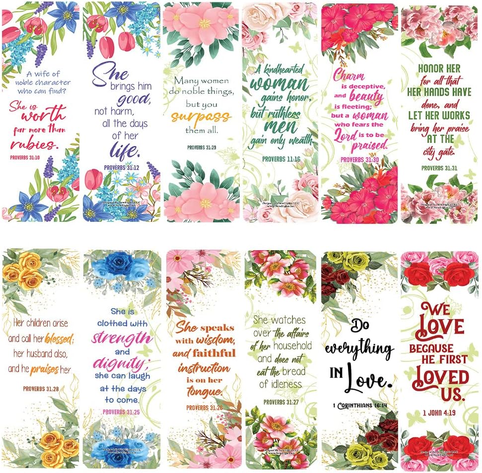 Amazon.com: NewEights Bible Verses About Mom/Mothers Bookmarks for ...