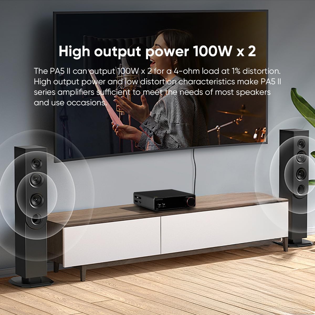 Snapklik.com : Topping PA5II HiFi Power Amplifier 100W X 100W Full ...