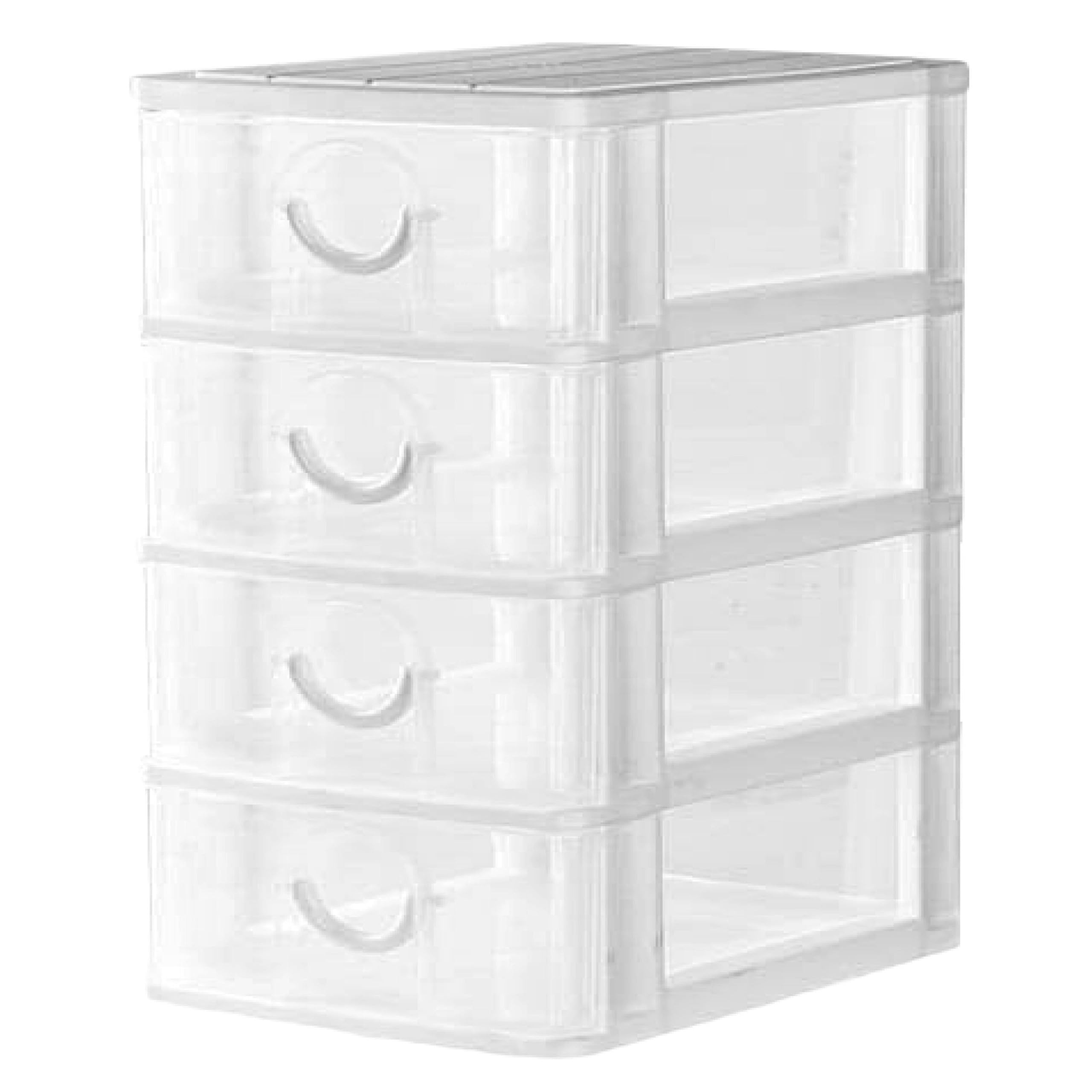Lizzy 1 x Mini Storage Unit | 14.5cm x 9cm x 13cm | Transparent Mini ...