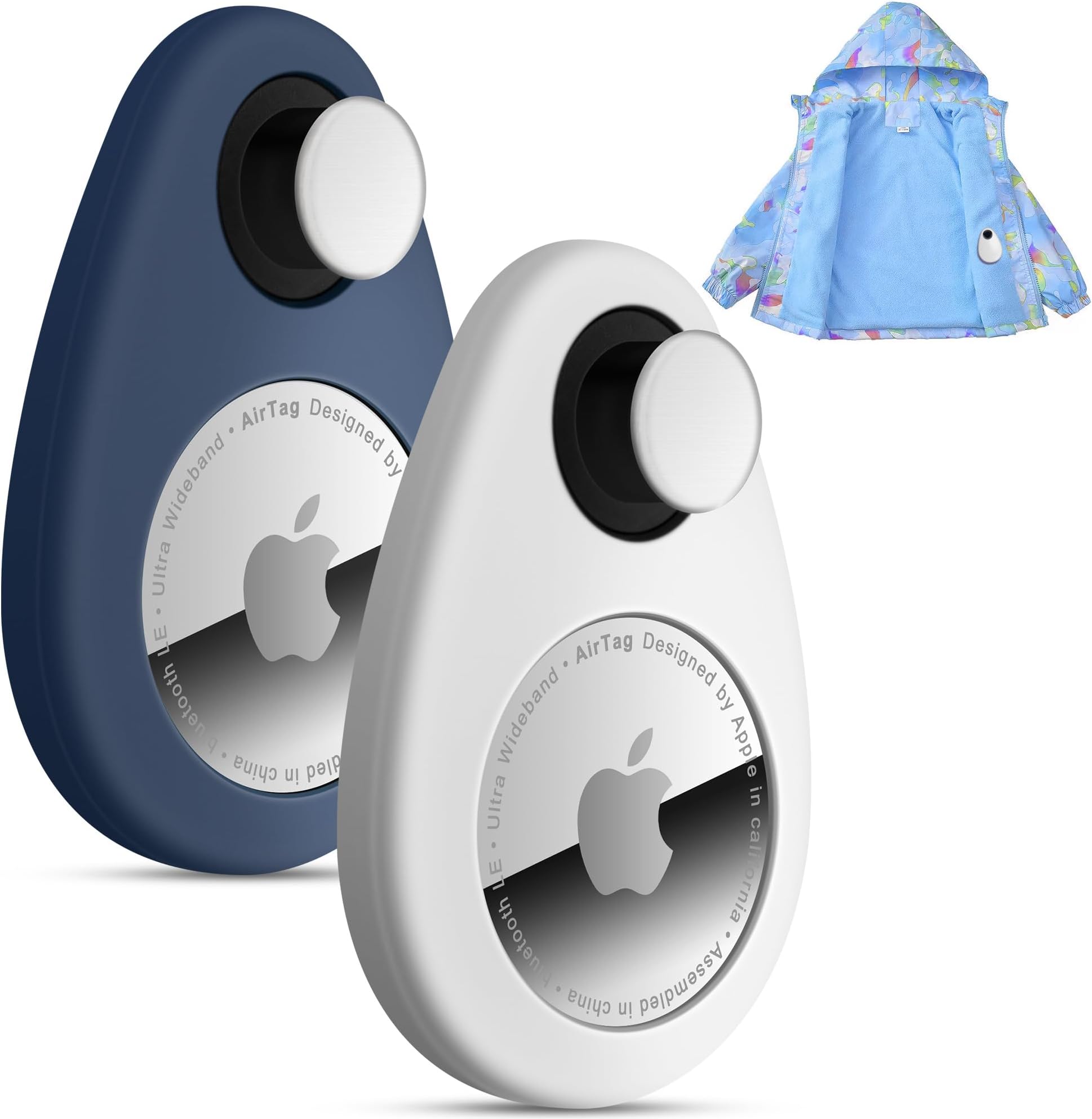 Amazon.com: PALAMEDE Airtag Holder for Kids Hidden | Airtag Clip for ...