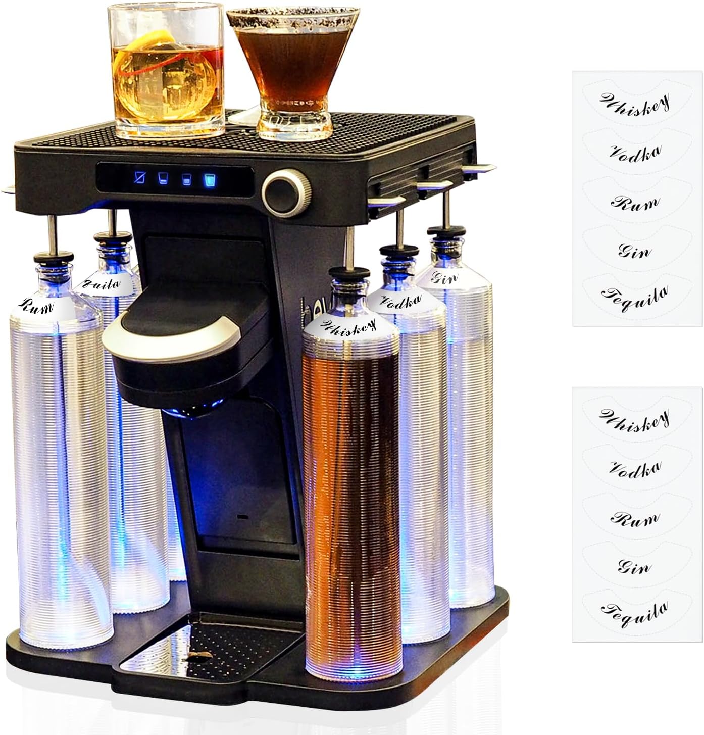 Amazon.com: 2 Sets Waterproof PVC Label Stickers for BEV by Black ...