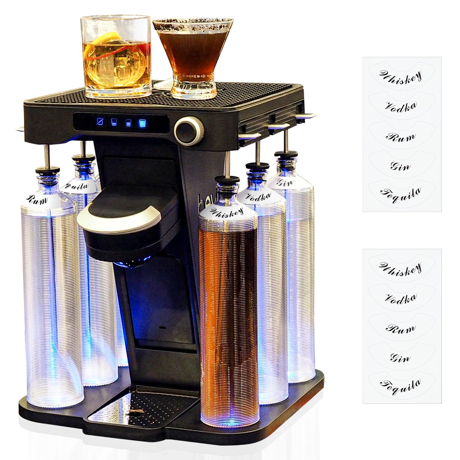 Amazon.com: 2 Sets Waterproof PVC Label Stickers for BEV by Black ...