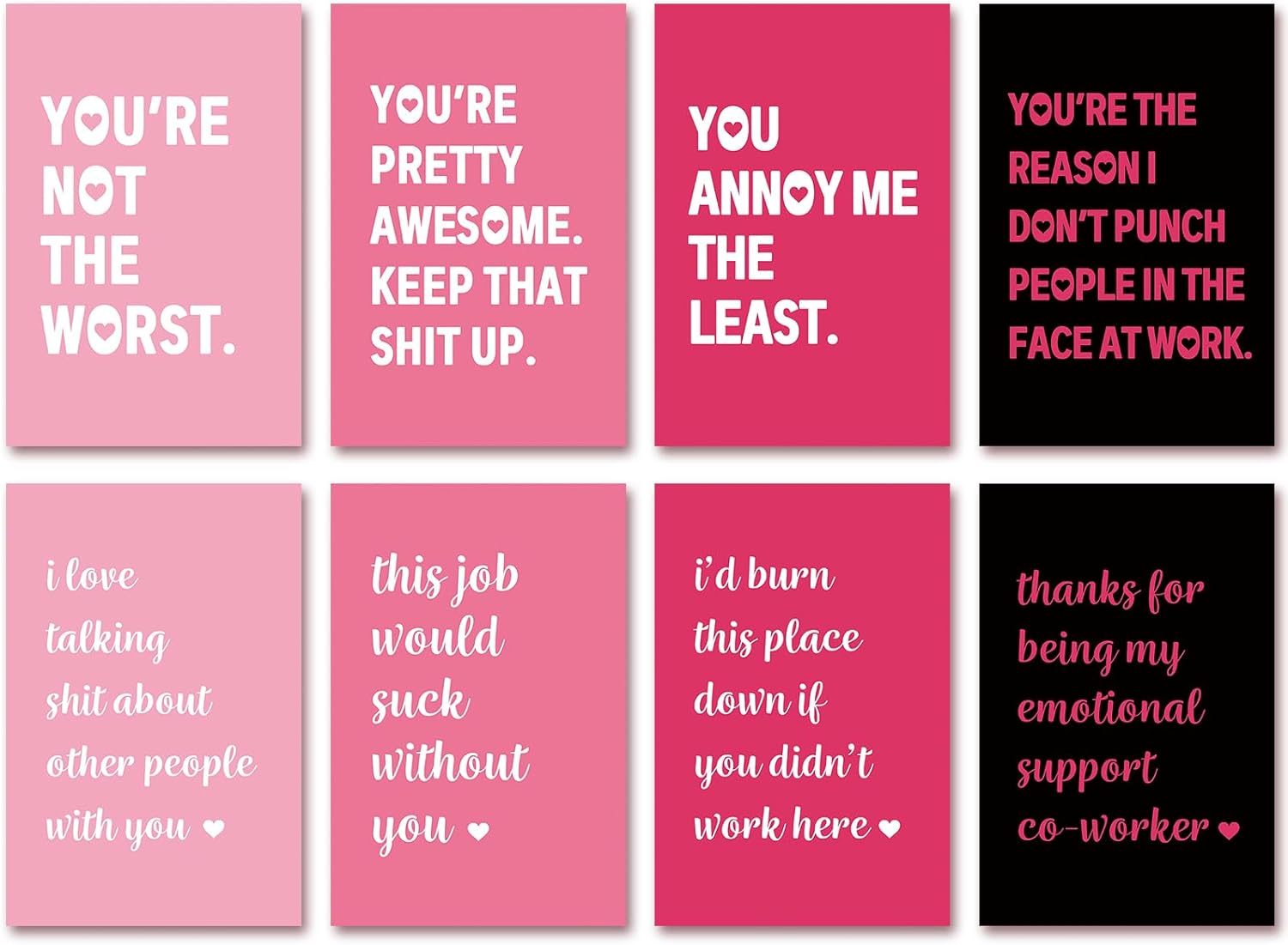 Amazon.com : Funny Coworker Valentines Day Cards Bulk, Humorous ...
