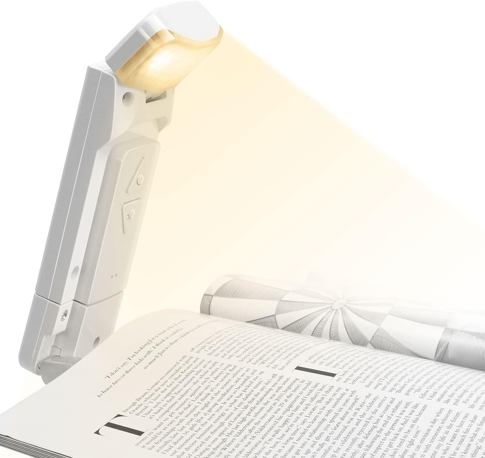 JT JUSTIME LED Book Light, Portable Clip on Reading Light for Books in ...