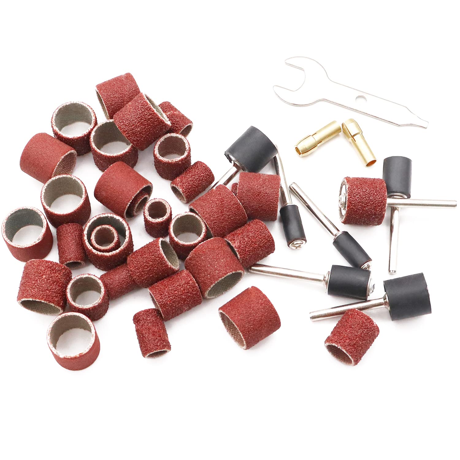 Snapklik.com : 552 Pcs Sanding Drum Set, 504 Pcs 80 120 150 240 320 400 ...