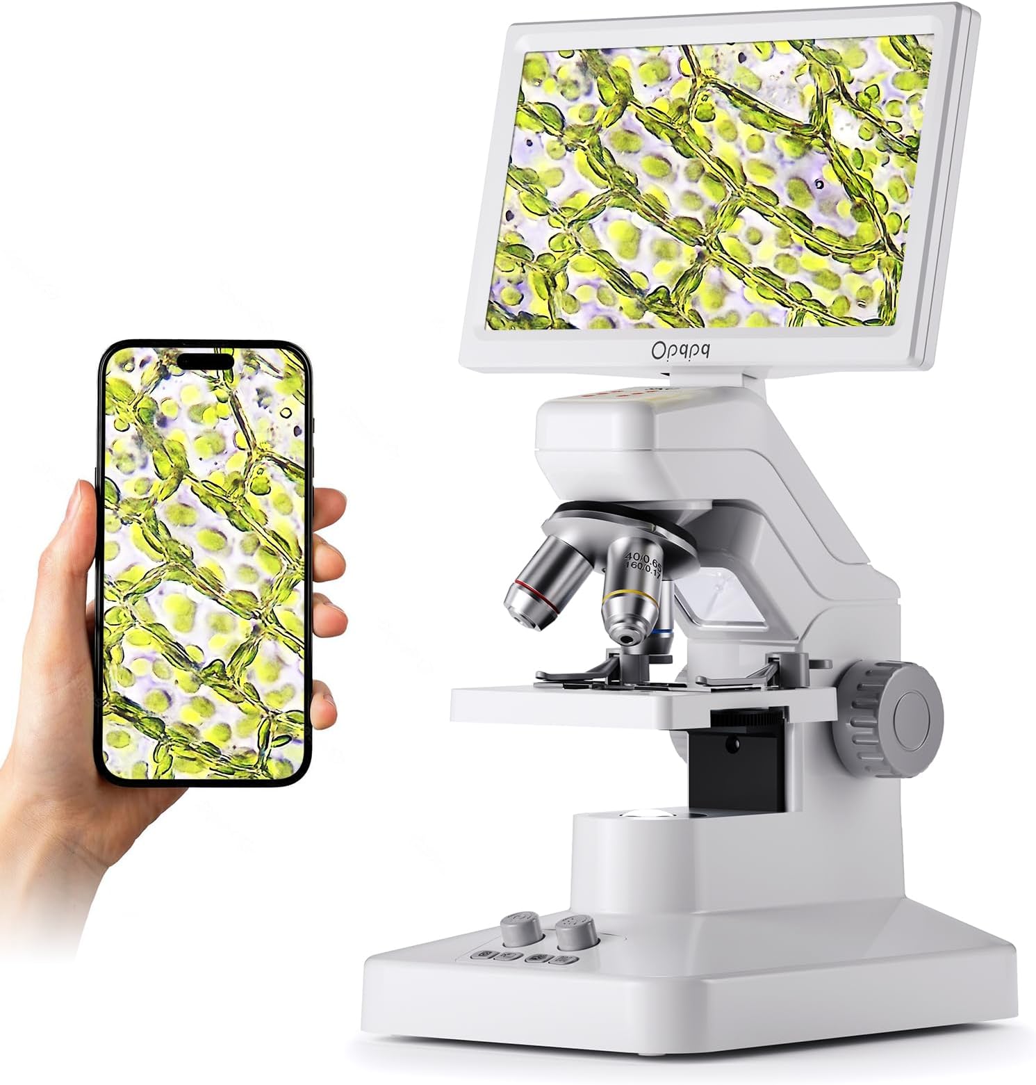 Amazon.com : ODM301 Pro Microscope for Kids Adults Students, 1200X ...