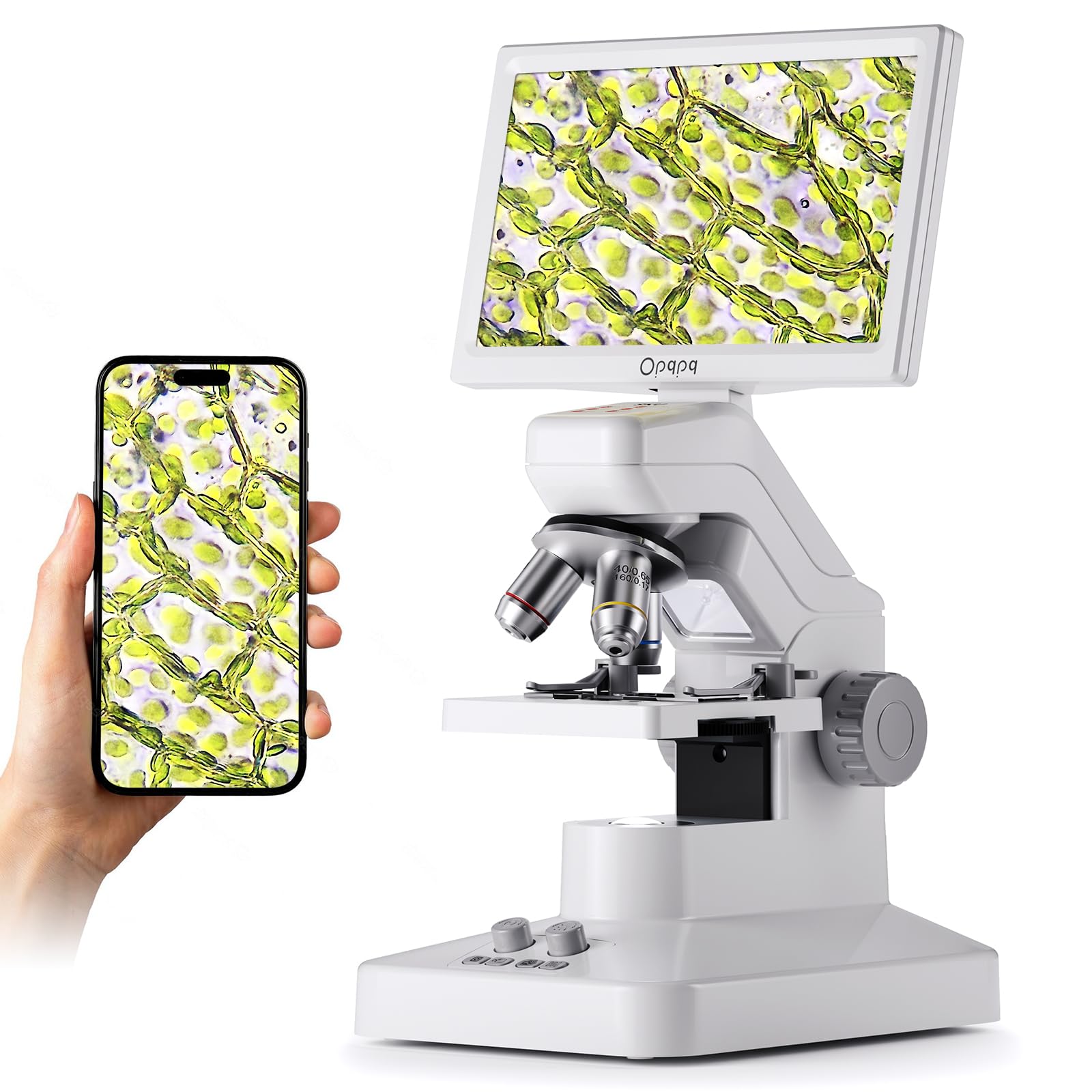 Amazon.com : ODM301 Pro Microscope for Kids Adults Students, 1200X ...