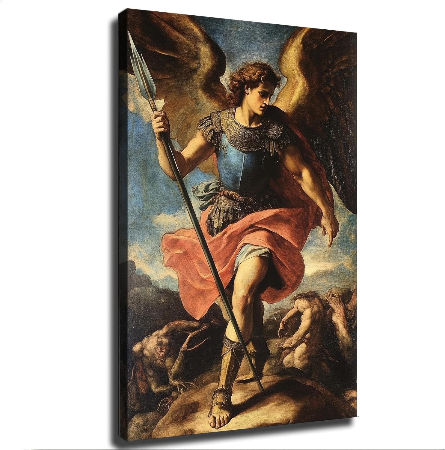 Amazon.com: Saint Michael the Archangel Poster Wall Decoration Art ...