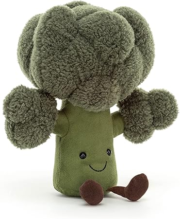 Amazon.com: Jellycat Amuseables Broccoli Stuffed Toy, 10 inches ...