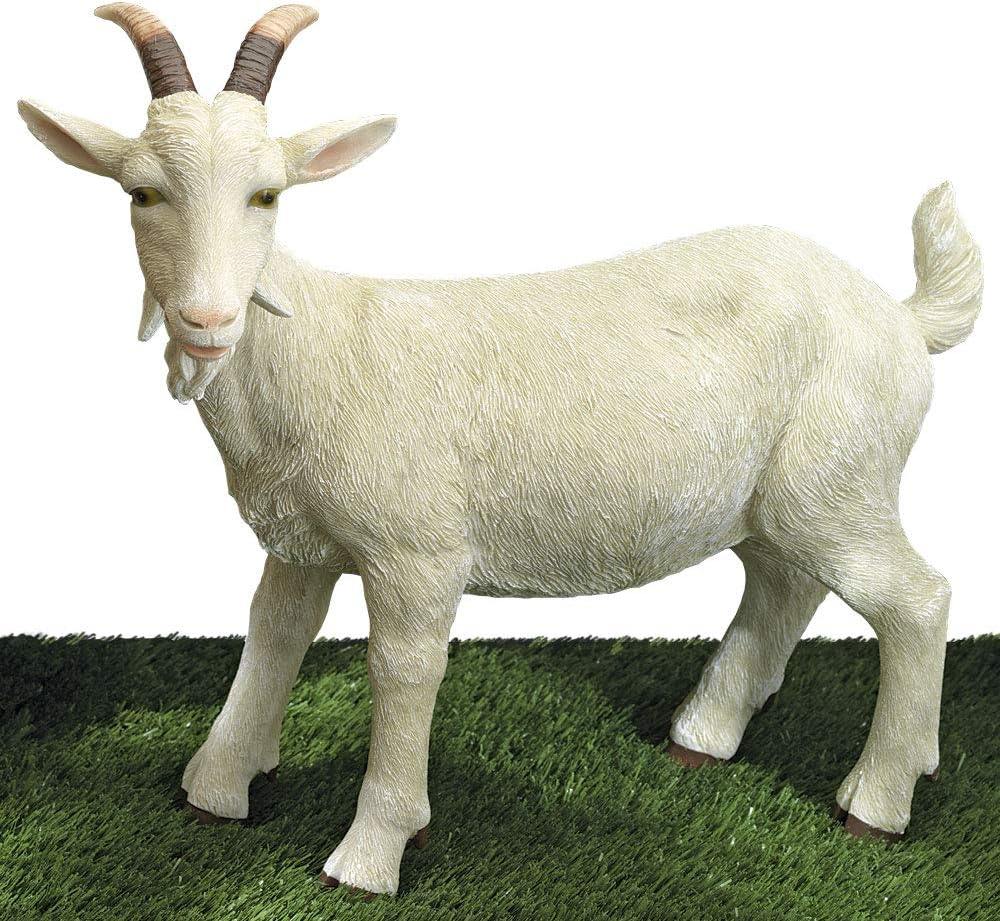 Amazon.com: Bits and Pieces - Realistic Goat Statue - Lifelike Durable ...