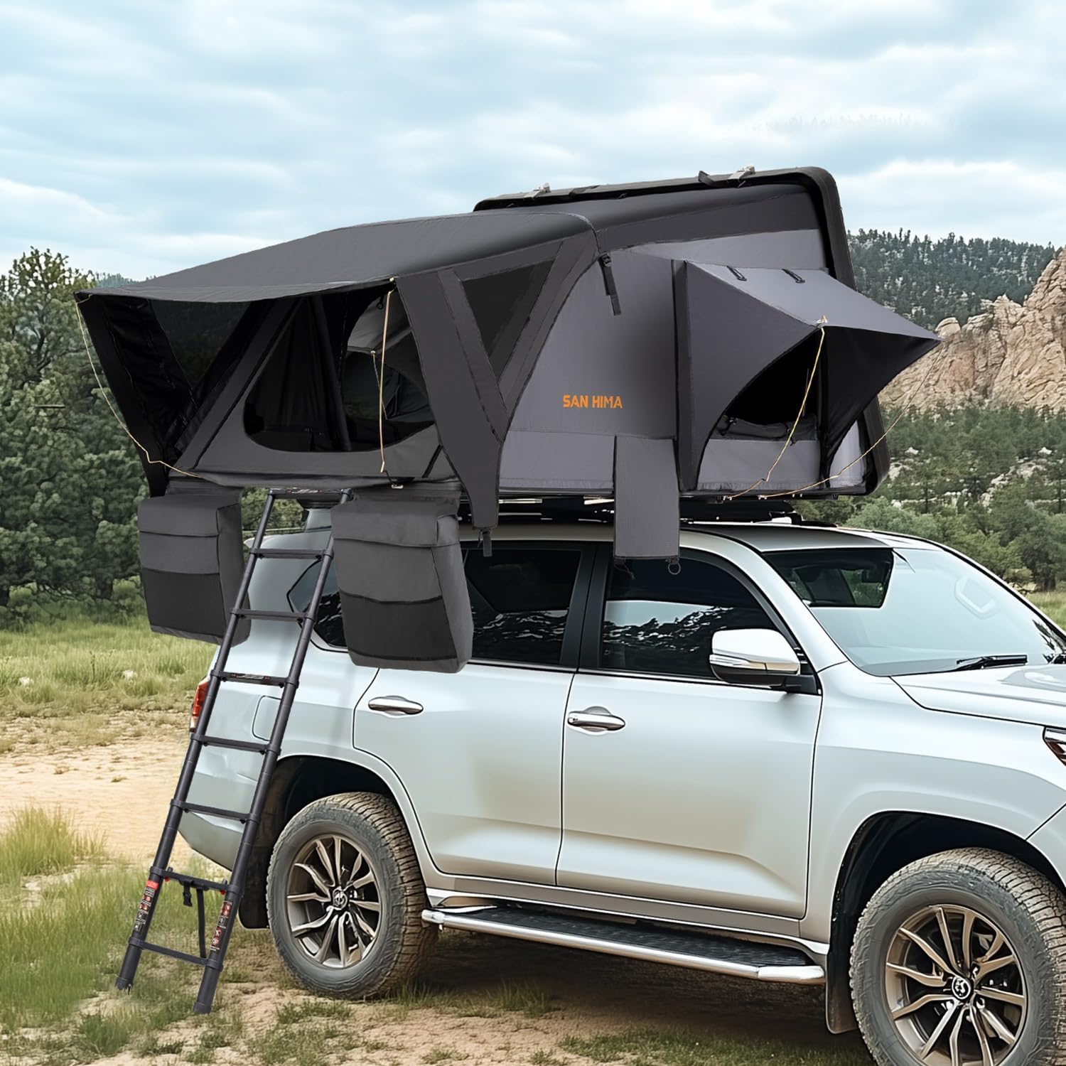 Amazon.com: Smittybilt Overlander XL 4 Person Roof Top Tent (2883 ...