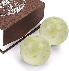 Baoding Balls Jade Tool for Hand, Shoulders, Neck, Back, Foot Deep Tissue, Muscle Knots, Yoga ...