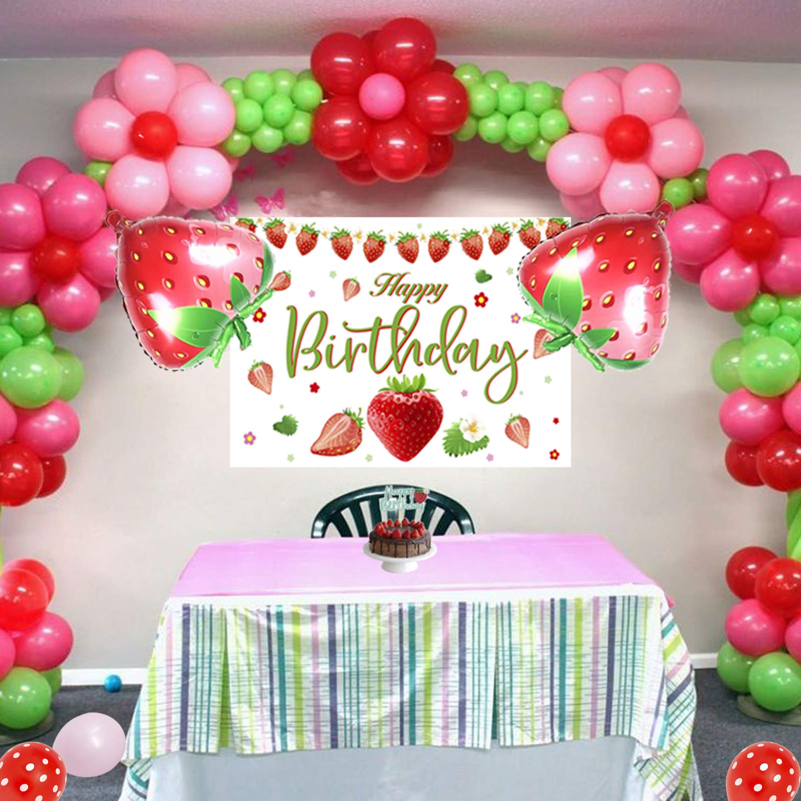 Buy Strawberry Party Decorations Set - Sweet Berry Party Supplies with ...
