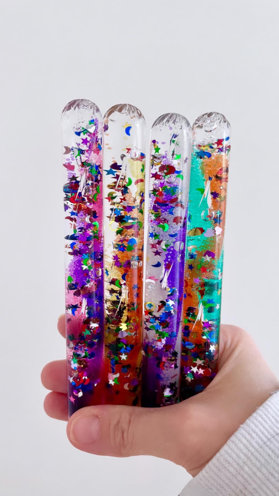 Playlearn SMGT4 Sensory Small Clear Durable Tubes in Shatter-Proof ...