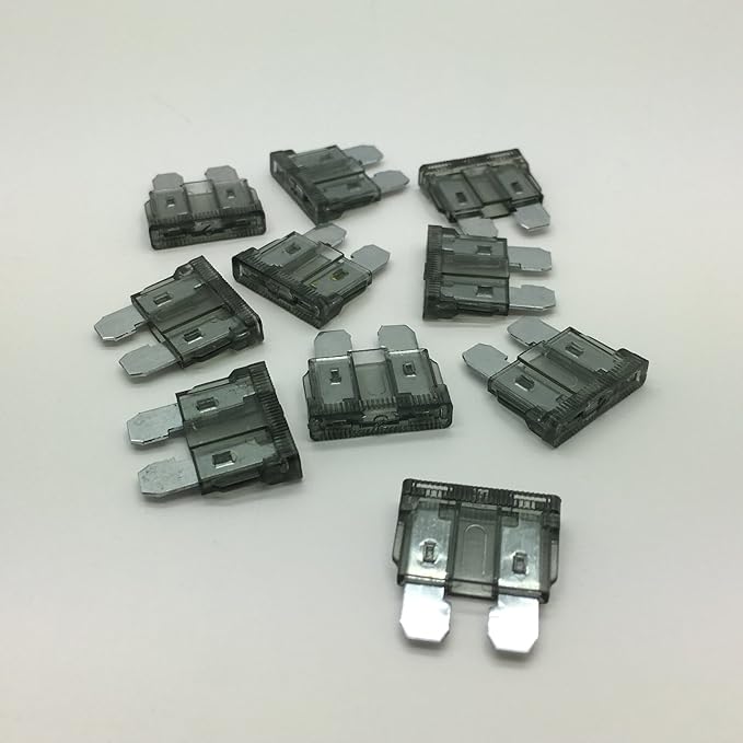 2A Grey Standard Car Auto Blade Fuse 2 Amp ATO - Pack of 10 : Amazon.co ...