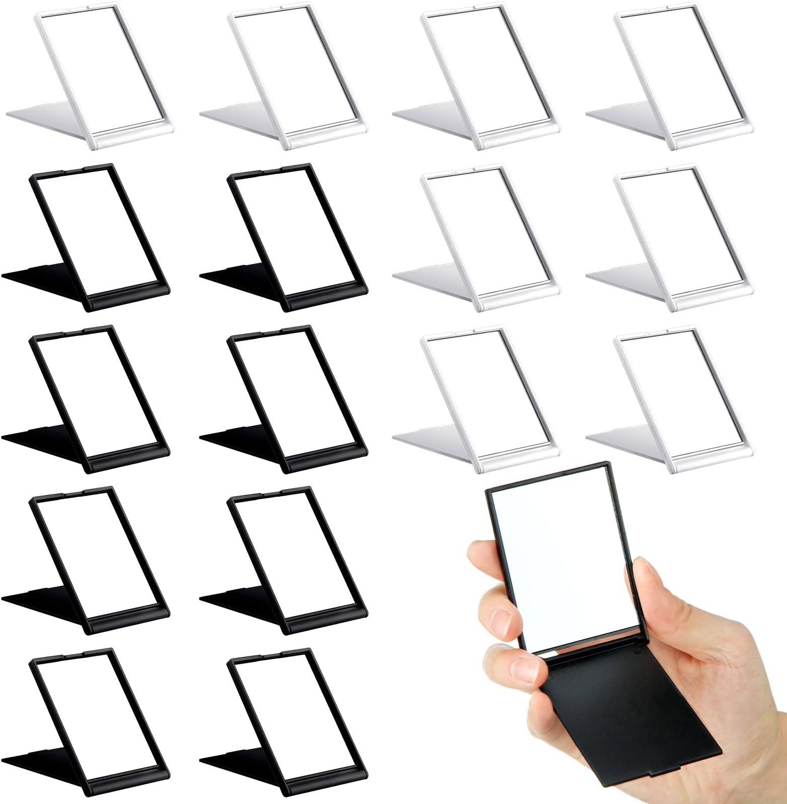 Amazon.com - Lurrose 2pcs Compact Mirror Small Round Glass Mirror ...