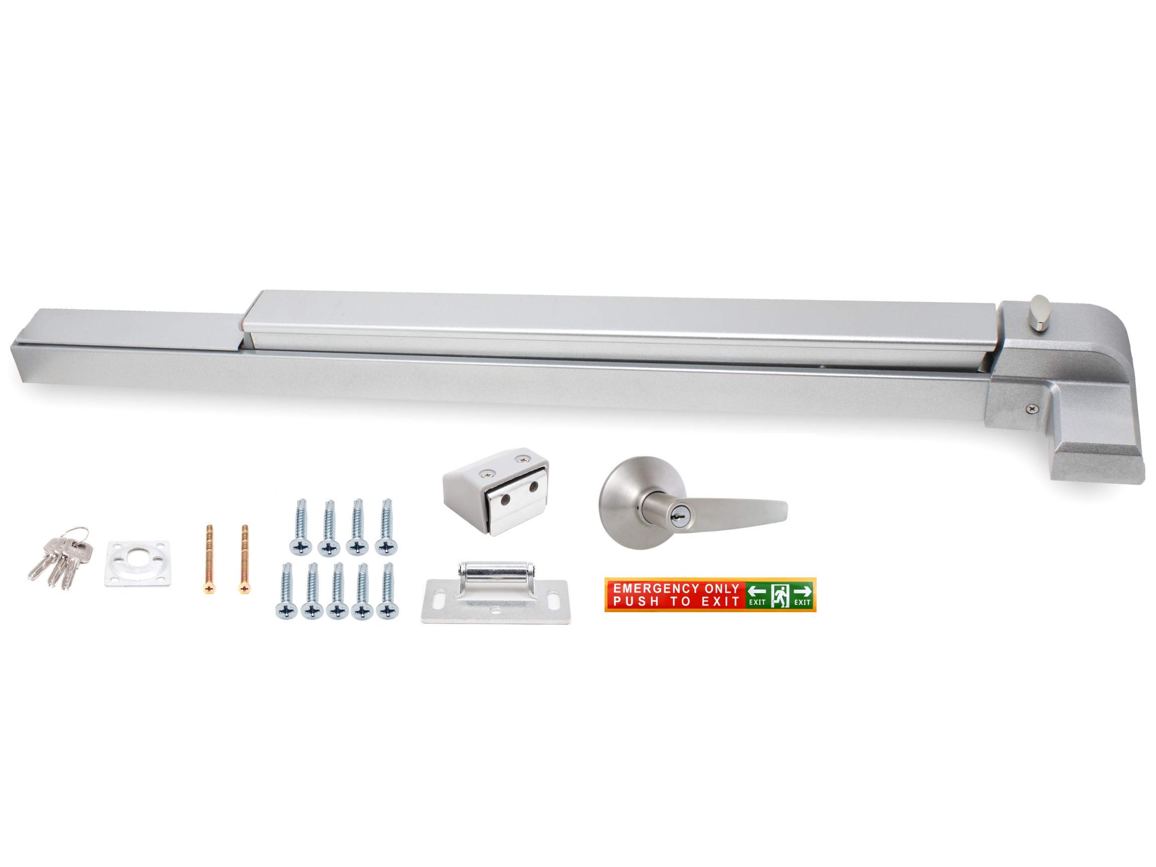 Buy Laniti Hardware Push Bar Stainless Steel Commercial Emergency Exit ...