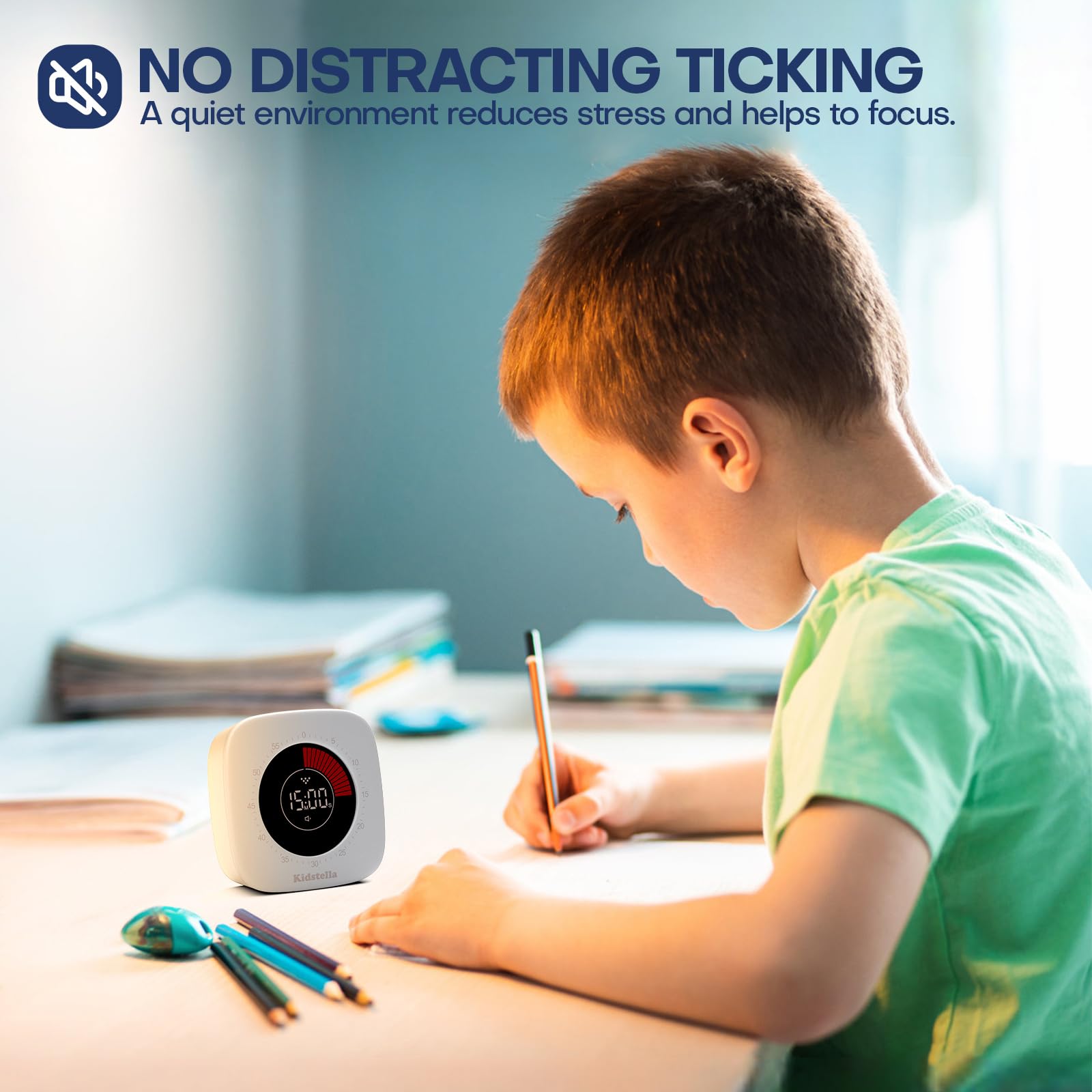 Snapklik.com : Visual Timer For Kids, Rechargeable 60-Minute Countdown ...