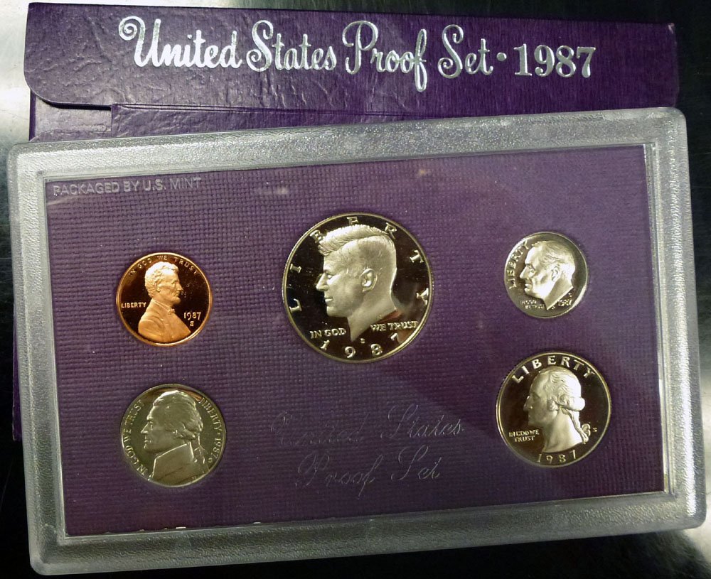 1987 S Proof set Various US Mint Original Mint Pkg at Amazon's ...
