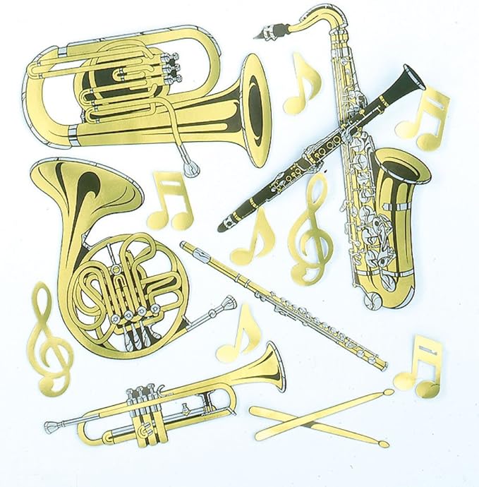 Amazon.com: Music Treasures Co. Music Instruments Cutouts