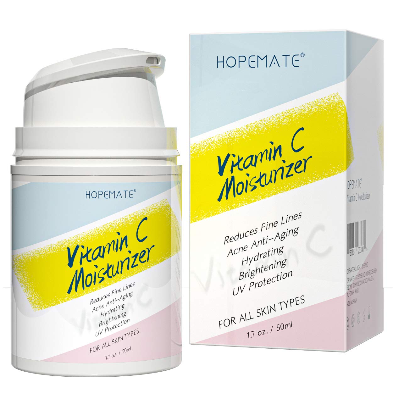 Amazon.com: HOPEMATE H Vitamin C Moisturizer-Anti aging, Reduce ...