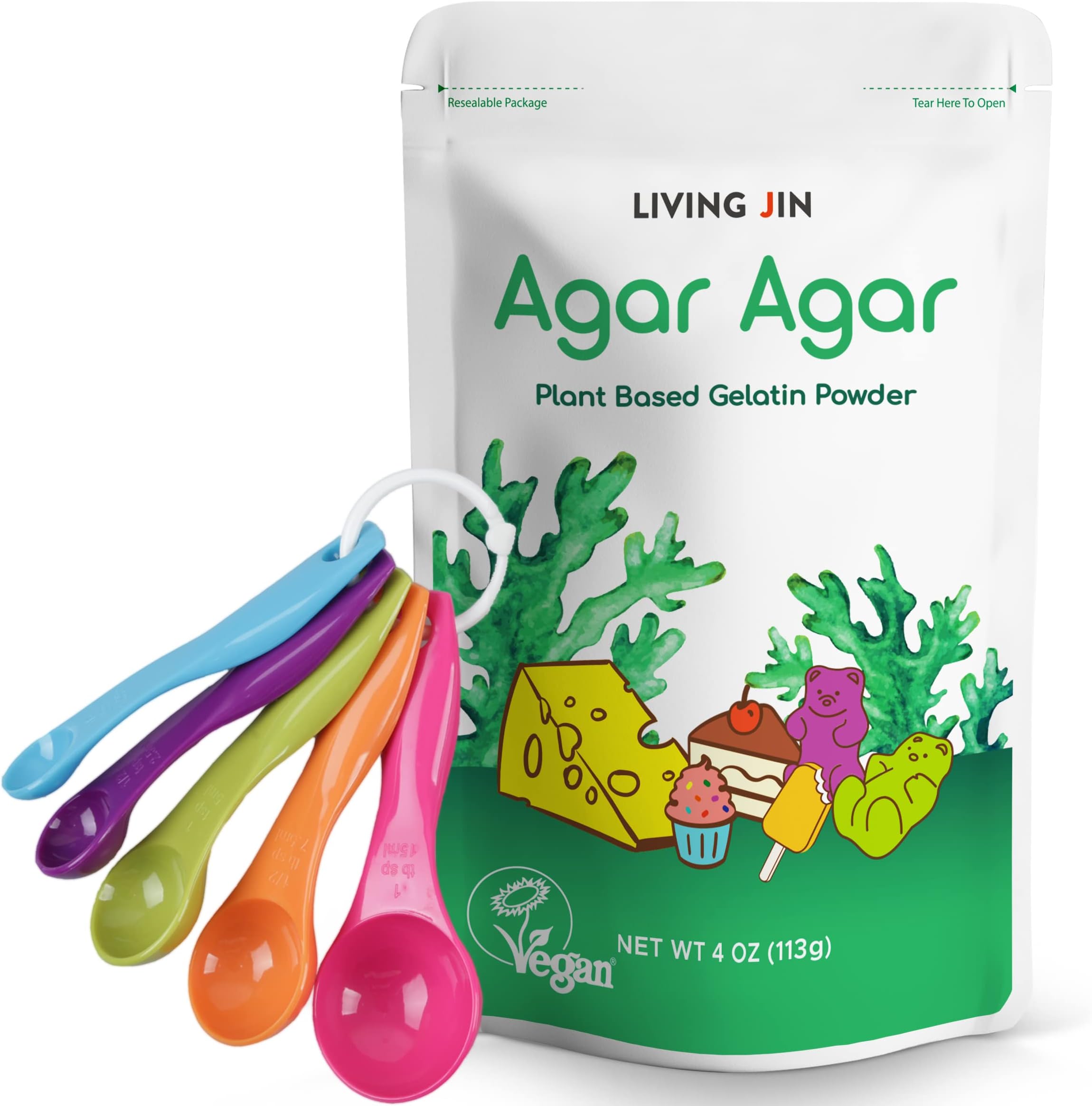 Amazon.com : Agar Agar Powder, 4 oz. : Grocery & Gourmet Food