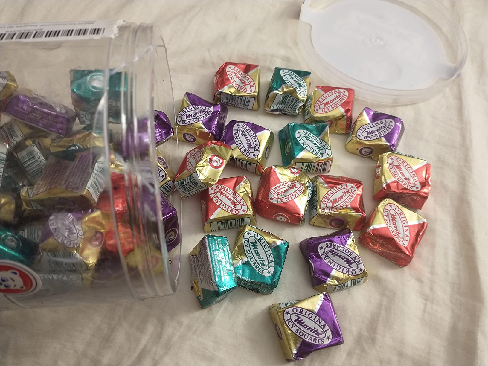 Amazon.com: Moritz Icy Chocolate Squares 90 Units, 1 Kilogram : Grocery ...