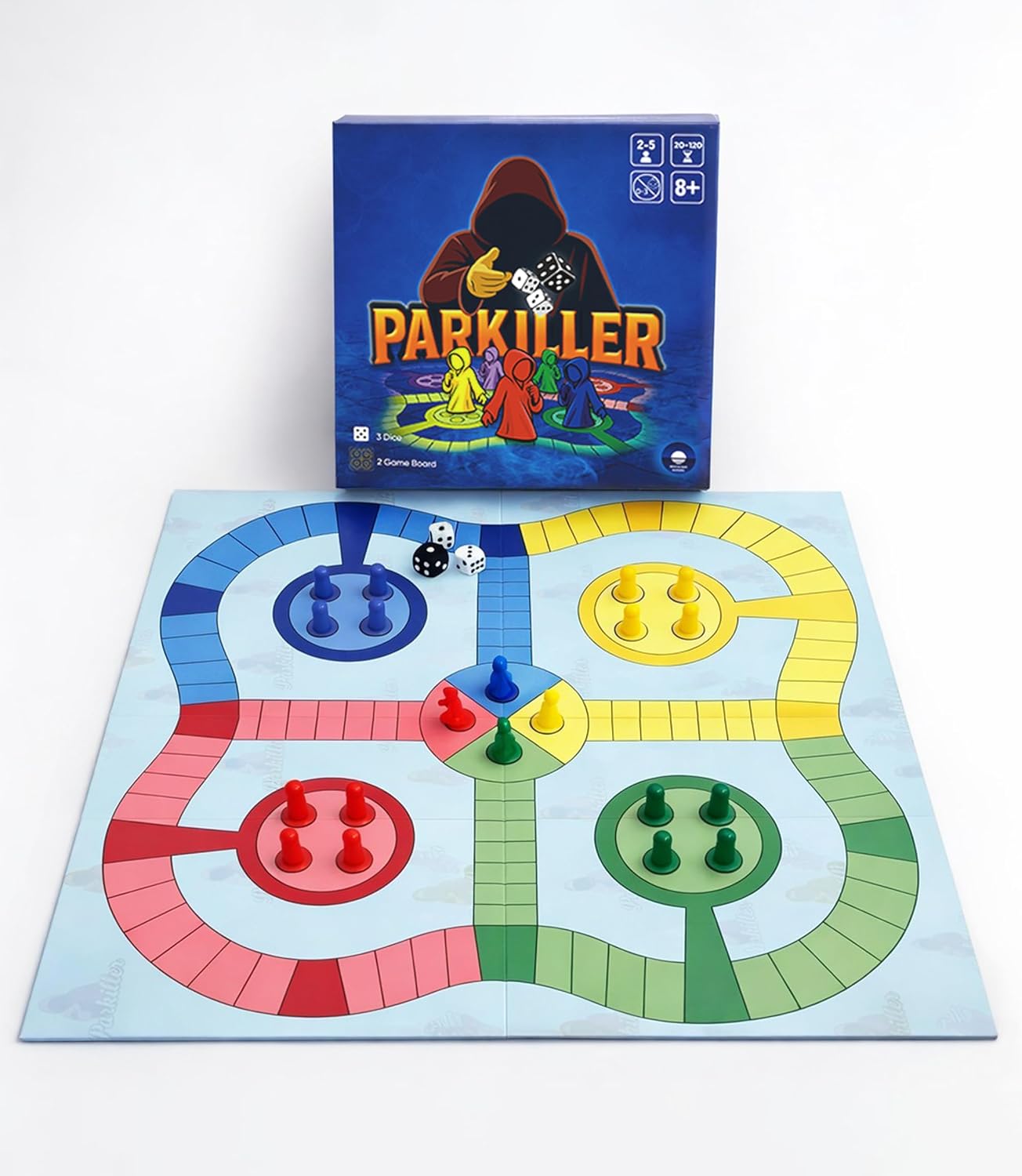 Amazon.com: Classic Parcheesi with Optional PARKILLER Mode Board Game ...