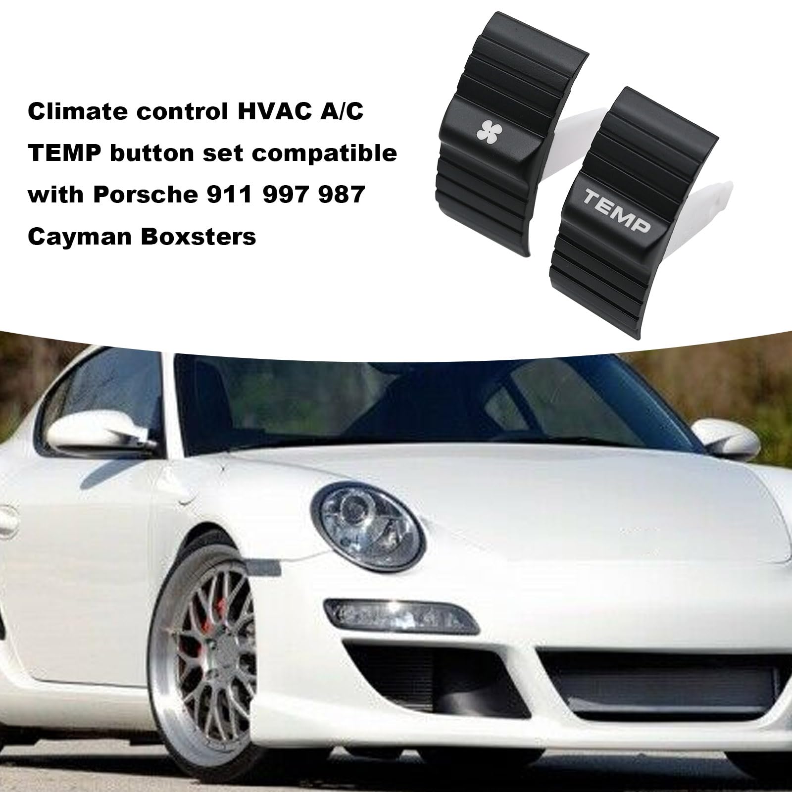 Porsche 997 Floor Mats Climate Control HVAC A/C TEMP Button Set For 997 ...