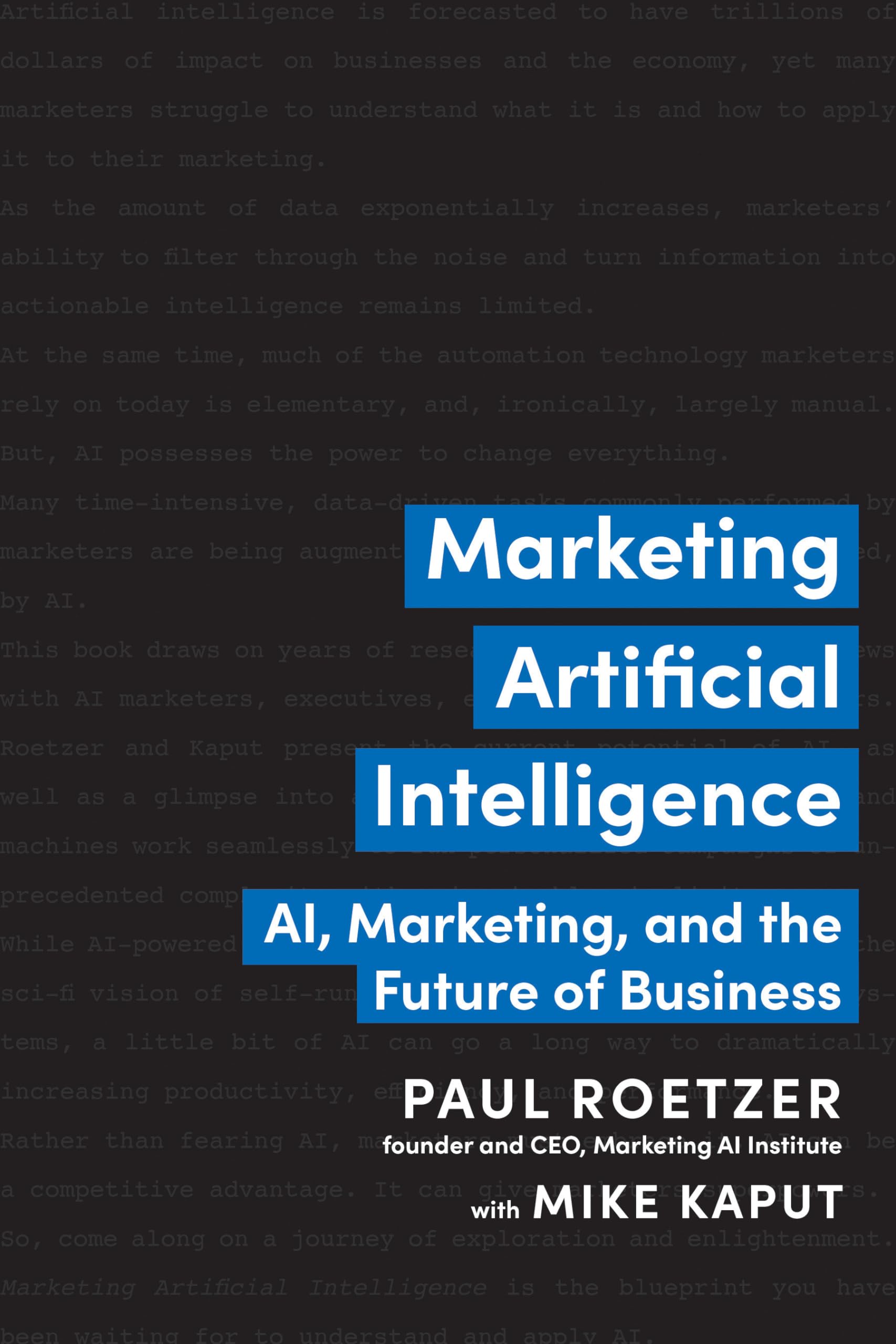 Marketing Artificial Intelligence: AI, Marketing, and the Future of ...