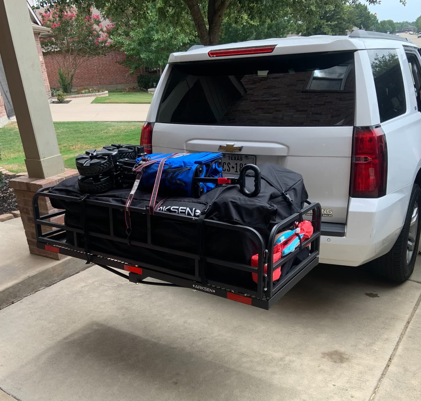 $33/mo - Finance ARKSEN 60 x 24 Inch Folding Cargo Rack Carrier 500 Lbs ...