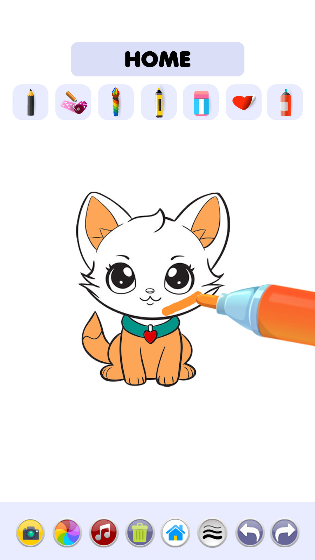 Coloring Pages ASMR Match Colors Page Drawing Coloring Games - Draw ...