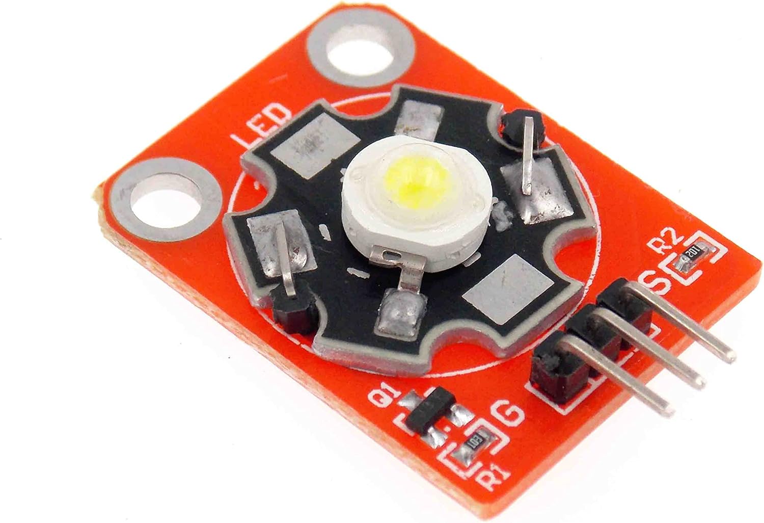 Amazon.com: 3W High-Power Keyes LED Module with PCB Chassis for Arduino STM32 AVR : Industrial ...