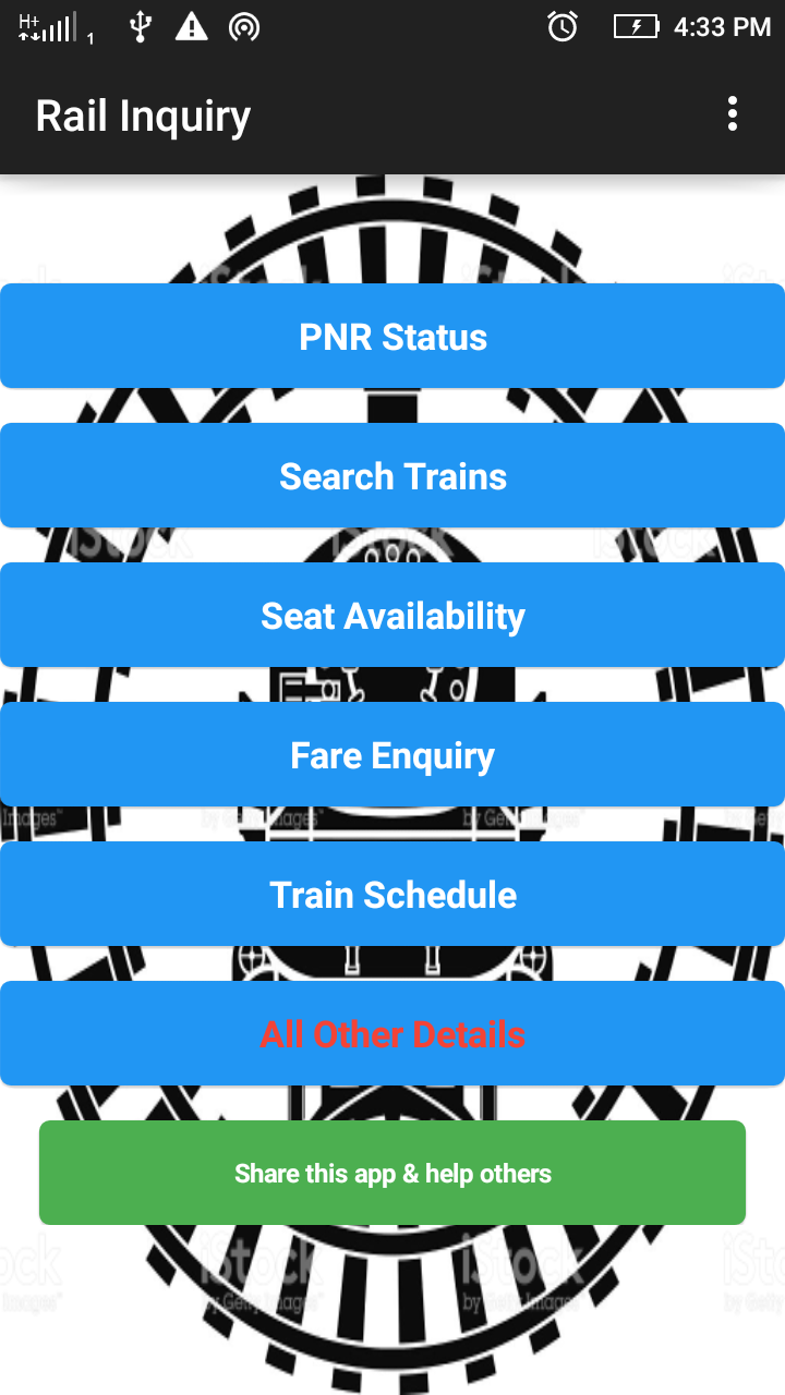 Indian Railways Seat Availability Enquiry