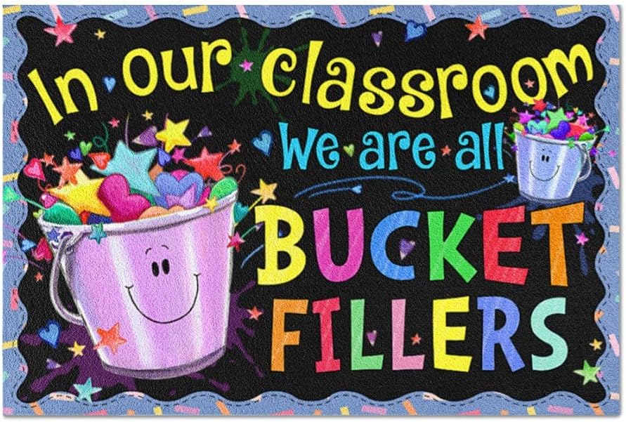 Amazon.com: In Our Classroom We are All Bucket Fillers Poster/Canvas ...