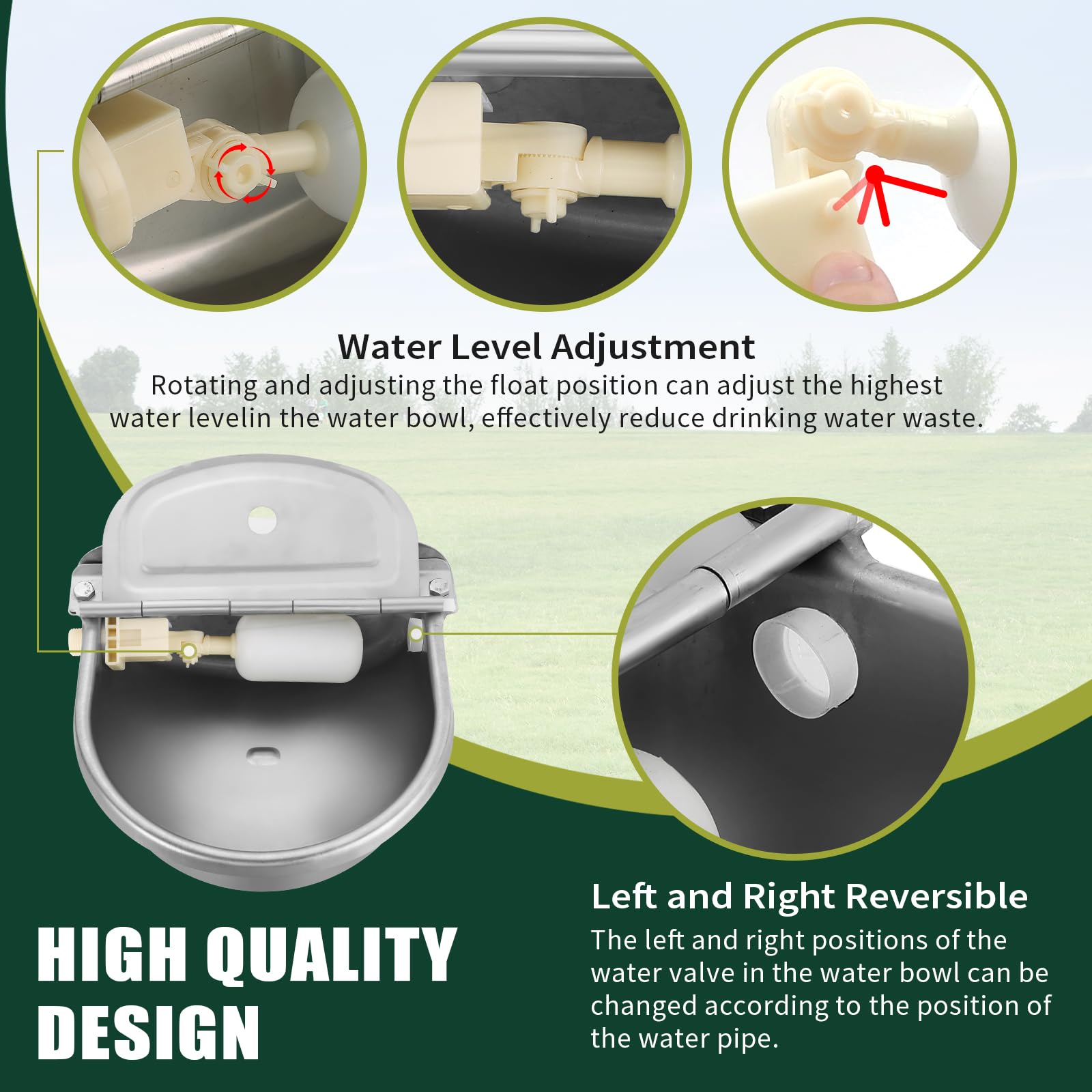 Snapklik.com : FLKQC Automatic Animal Drinking Water Bowl, Stainless ...