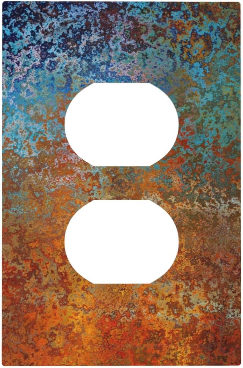 Vintage Rust Outlet Cover Wall Plate Decorative 1 Gang Vintage Suitable ...