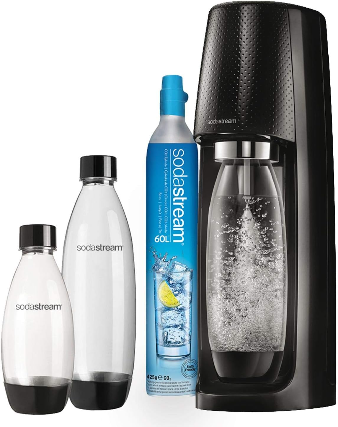 SodaStream Spirit Mega Pack 60L Sparkling Water/Soda Drink Maker w ...