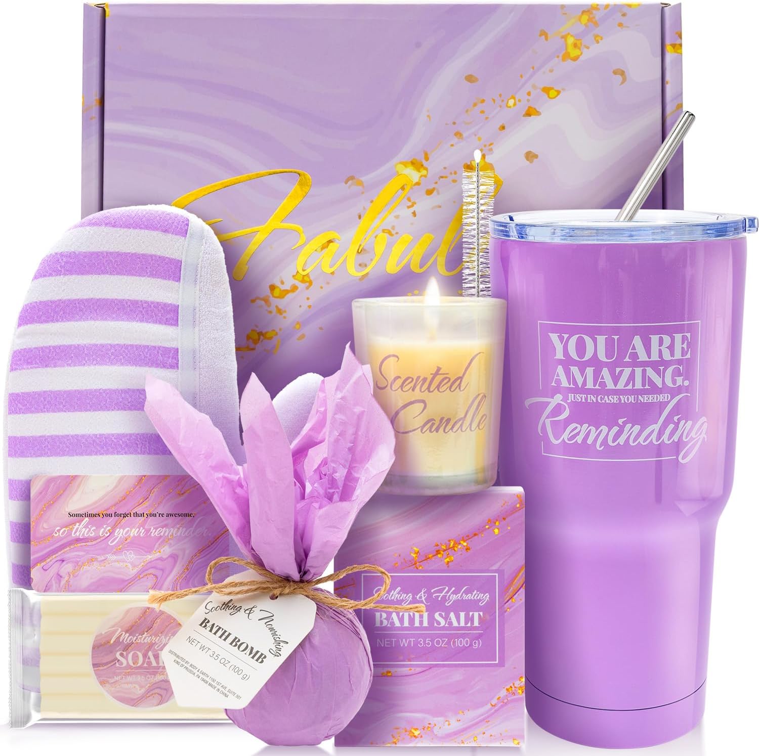 Amazon.com : BODY & EARTH Self Care Gifts for Women Get Well Soon Gifts ...