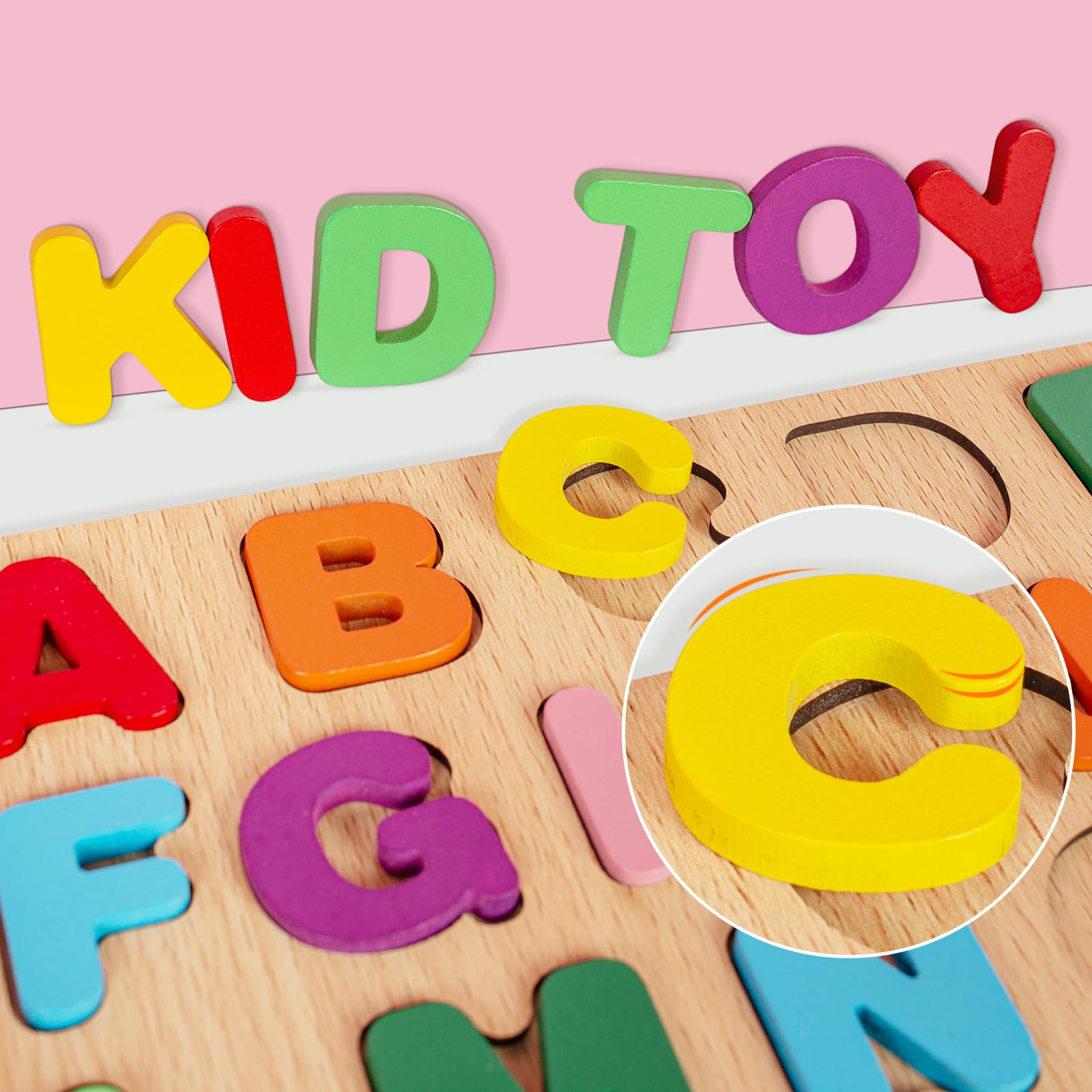 Snapklik.com : Attmu Wooden Puzzles For Toddlers 1 2 3 4 5 Year Old ...
