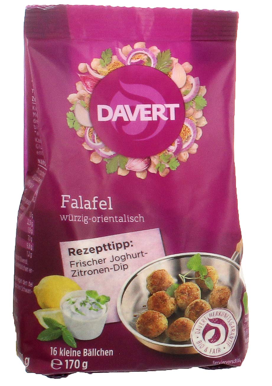 Davert - Bio Falafel - 170g : Amazon.de: Lebensmittel & Getränke