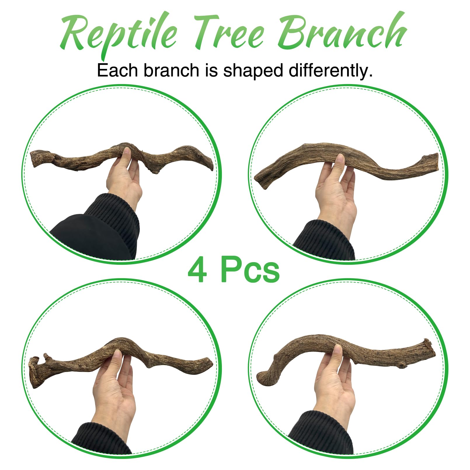 Snapklik.com : Apatal Reptile Climbing Branch Decor Wood Snake ...