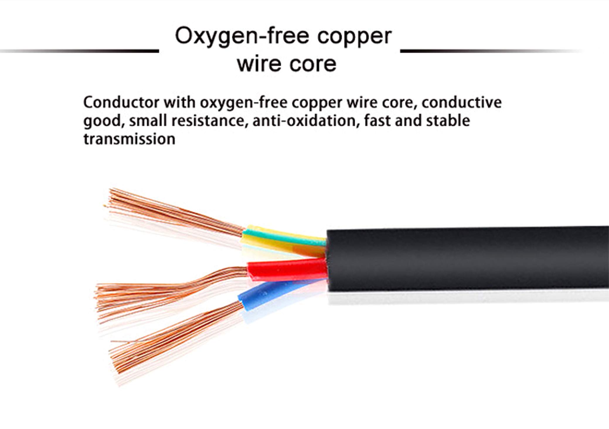 Buy Ranz Super Deluxe Computer Power Cable IEC for Desktop/PC ...