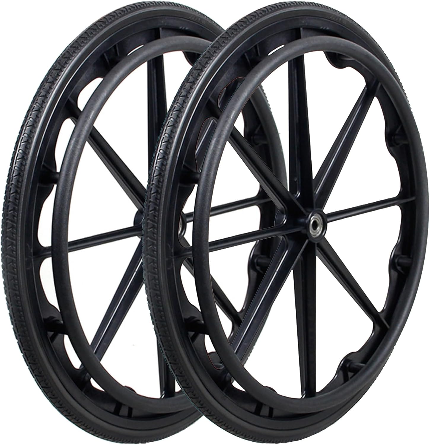 Amazon.com: 2 Pcs 20/22/24 Inch Replacement Wheelchair Rear Wheels ...