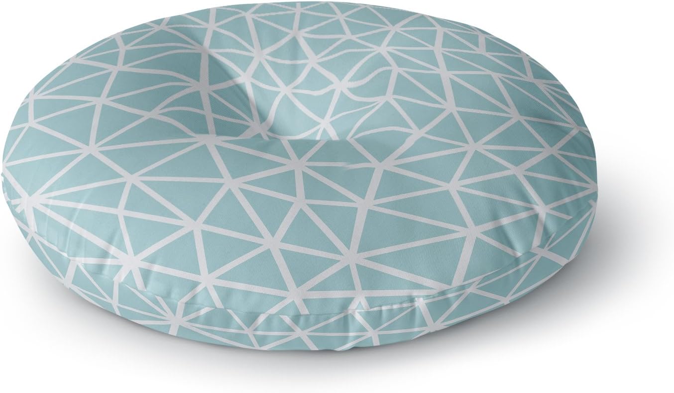 Amazon.com: KESS InHouse Project M Segment Salt Blue Pastel Digital ...