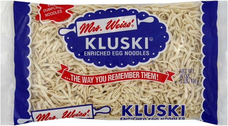 Amazon.com : Mrs. Weiss' Kluski Egg Dumpling Noodles (Pack of 3 ...