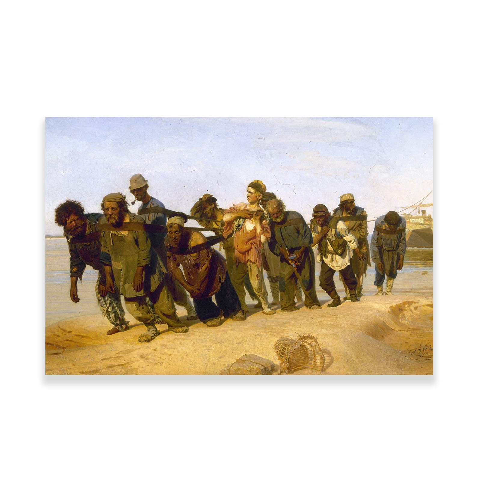 Barge Haulers On The Volga By Ilya Repin Print Realism | Desertcart Japan